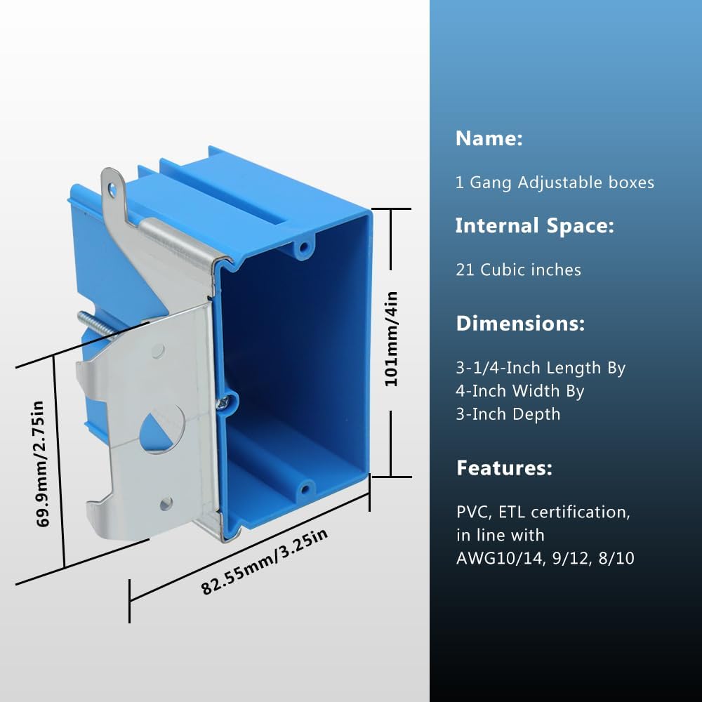 Typical Dimensions Of Single Gang Box