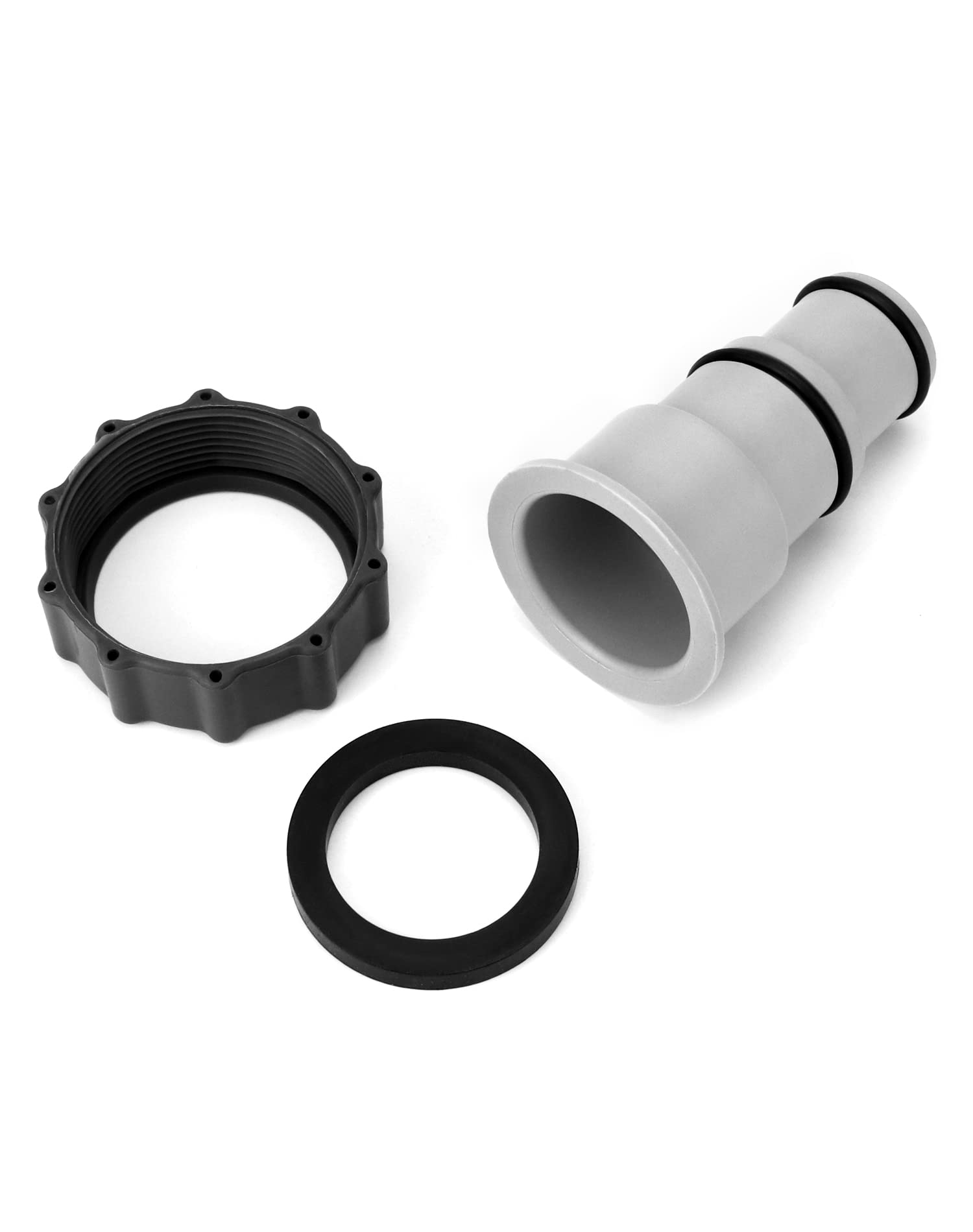 QWORK 2 Sets Swimming Pool Hose Adapter, 1.5″ to 1.25″ Pool Drain Pump ...