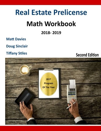 Real Estate Prelicense Math Workbook: Second Edition: Davies, Matt ...