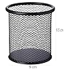 Art Ranger Black Round Mesh Pen Stand, Pencil Holder, Pen Organizer for ...