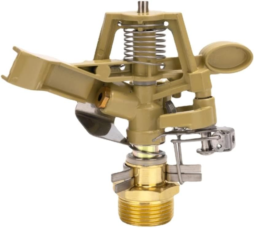 Amazon.com : 3/4" Alloy Metal Impact Sprinkler Head Rotation Water ...