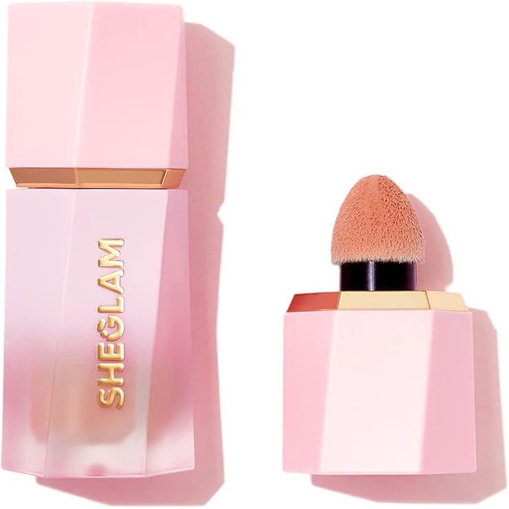 SHEGLAM Color Bloom Liquid Blush Makeup for Cheeks Matte Finish - Hush ...
