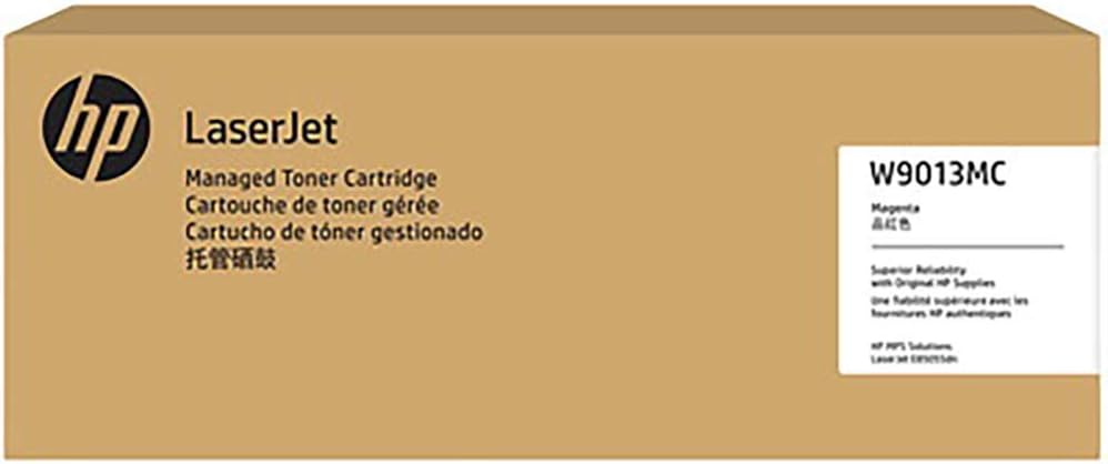Amazon.com: HP W9013MC High Yield Magenta Managed Original Laserjet ...