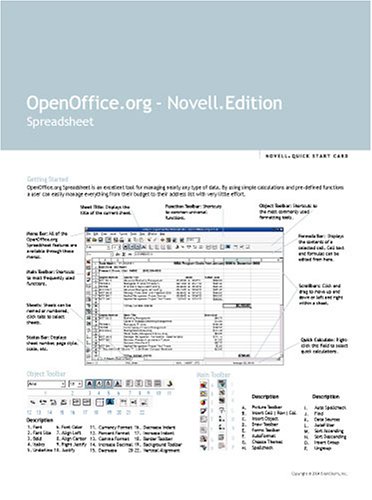 OpenOffice.org Spreadsheet Quick Start Card: Editors, BrainStorm ...