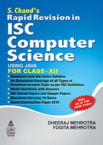 Amazon.com: S.Chand’s Rapid Revision in ISC Computer Science for Class 12 eBook : Dheeraj ...