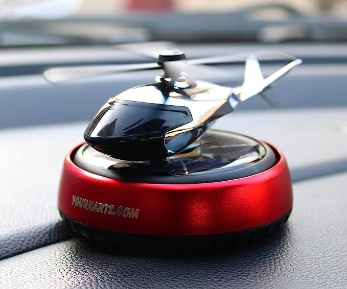 Solar Powered Car Perfume Diffuser/Dispenser | Helicopter Design, Auto ...