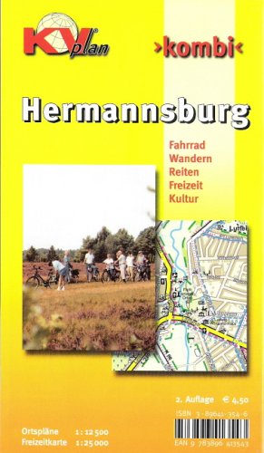 Hermannsburg: 1:12500, Gemeindeplan mit Freizeitkarte 1:25000 incl ...