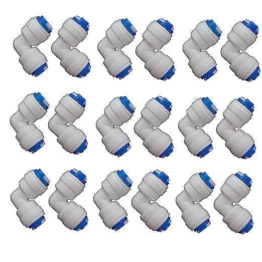 DOC RO® RO Pipe Connectors Push 1/4 Elbow Connector for Ro Water ...