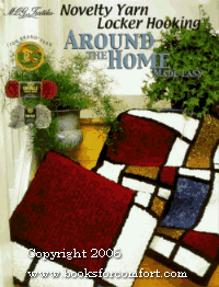 NOVELTY YARN LOCKER HOOKING.... AROUND THE HOME MADE EASY SC Book ...