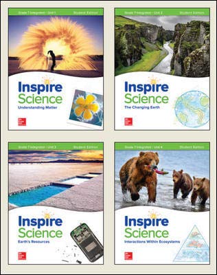 Inspire Science: Integrated G7 Write-In Student Edition 4-Unit Bundle ...