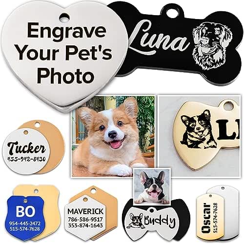 Amazon.com: Dog Tags Engraved for Pets Personalized. Suitable for ...