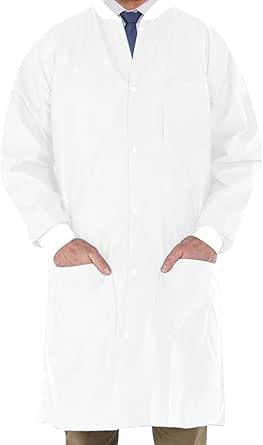 Amazon.com: EOMDistributors High Performance SMS Disposable Lab Coat ...