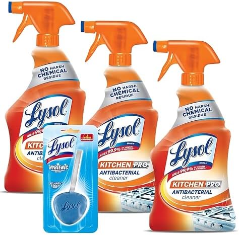 Amazon.com: Reckitt Lysol Kitchen Pro Antibacterial Cleaner Trigger 22 ...