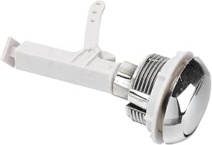 Baluue Toilet Water Tank Push Button Rods Electroplating Plastic Easy ...