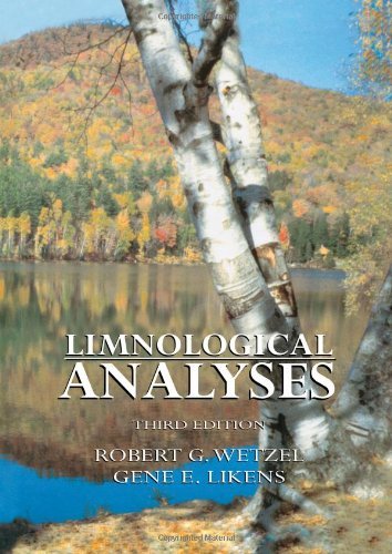 By Robert G. Wetzel, Gene E. Likens:Limnological Analysis [Paperback ...