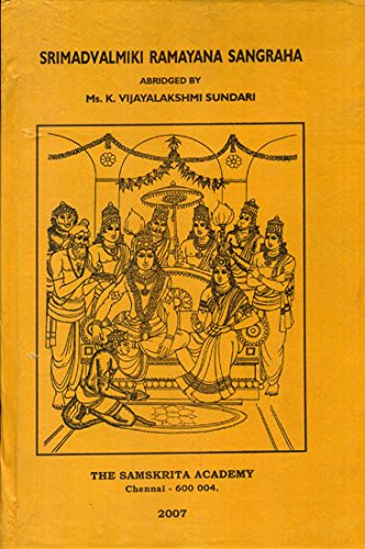 Amazon.com: Srimad Valmiki Ramayana Sangraha: 8903602960517: Ms. K ...