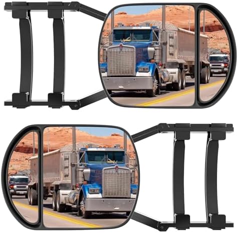Amazon.com: MirroGuard Extended Towing Mirrors, Universal Clip-On Side ...