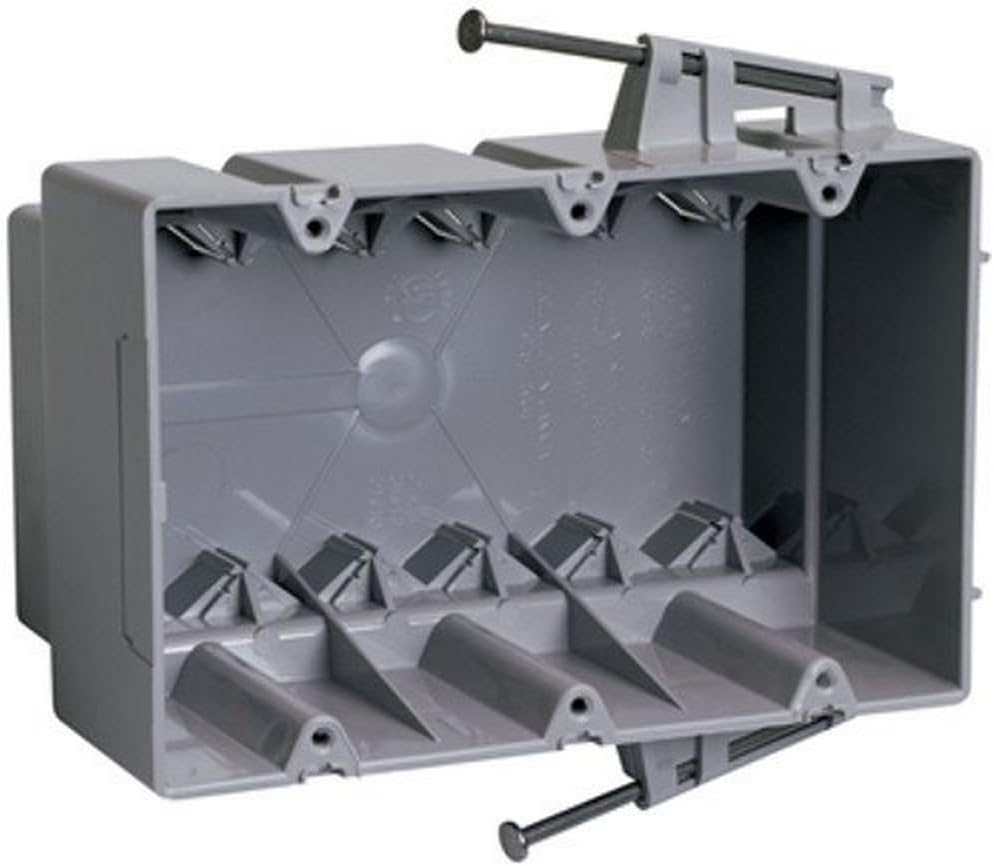 Deep Three Gang Multi Device Switch Box, 2-1/8" - Amazon.com