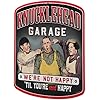 Amazon.com: The Three Stooges Knucklehead Garage Embossed Metal Sign ...