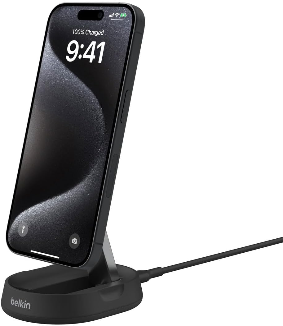 Belkin Magsafe Wireless 15W Qi2 Charging Stand | Magnetic Convertible ...