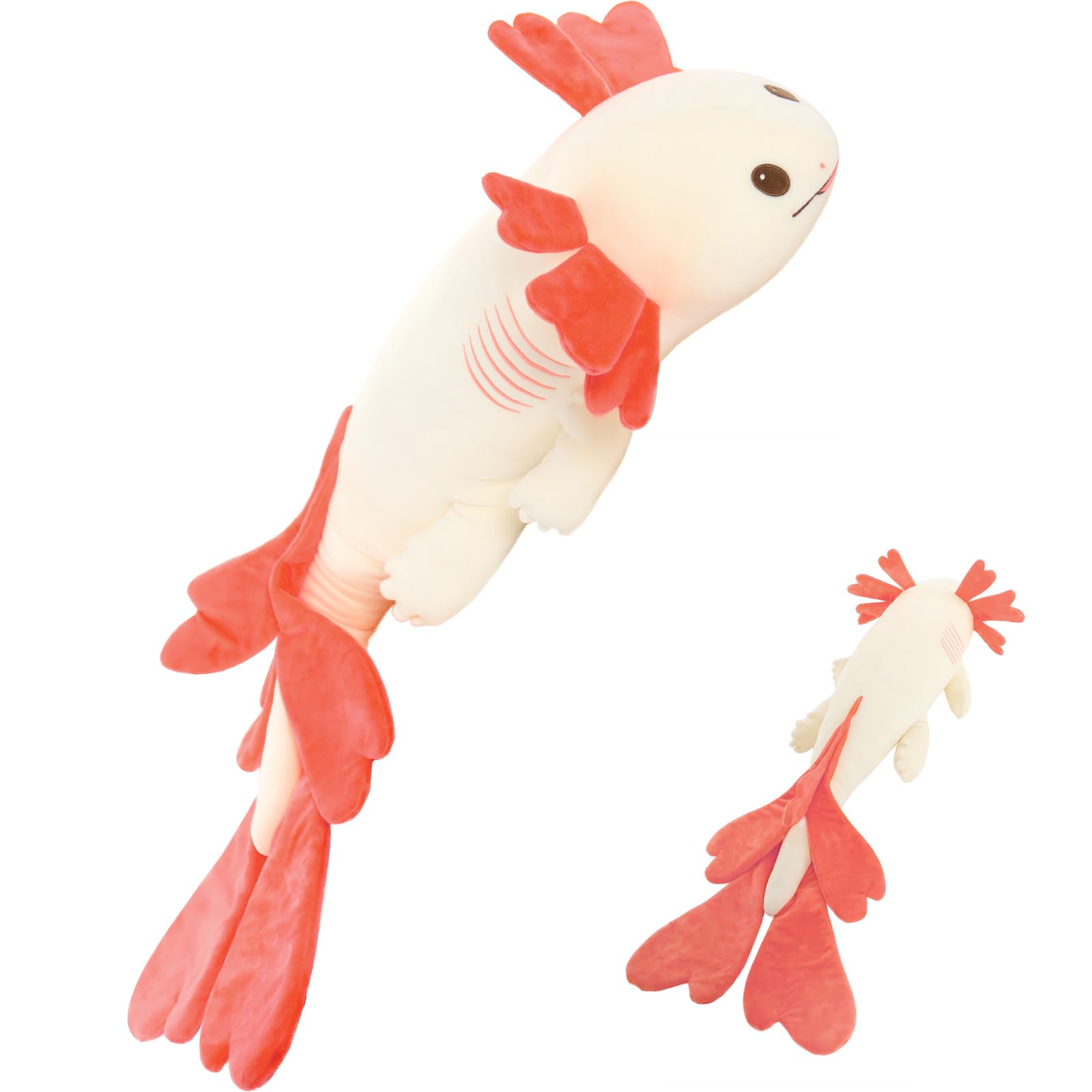 Amazon.com: MaoGoLan Large Axolotl Plush Stuffed Animal,Big Axolotl ...