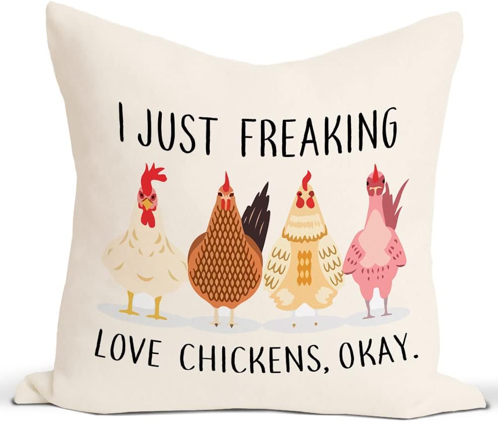 Amazon.com: Sidhua Farmhouse Chicken Themed Pillowcase Decorations for ...