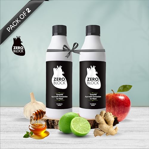 Zero Block an Ayurvedic Mixture for Heart Wellness (Apple Cider, Ginger ...