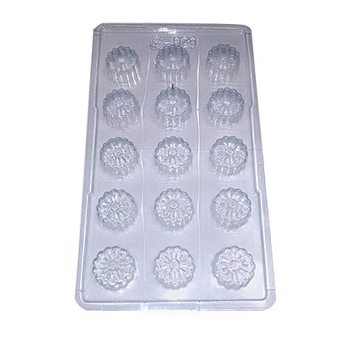Creativities International Plastic Flower Chocolate Mould, Plastic ...