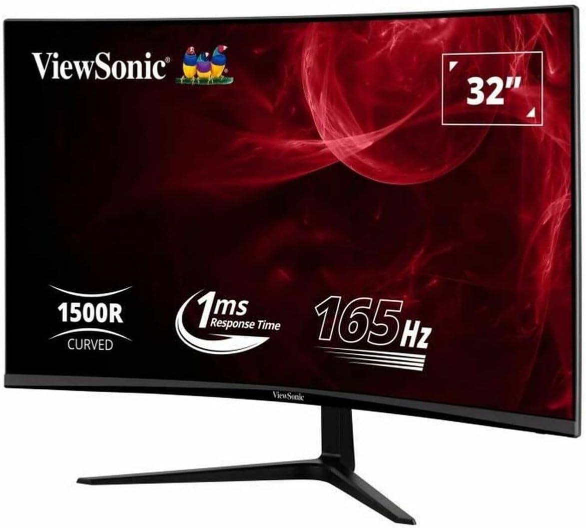 Amazon.com: ViewSonic OMNI VX3218-PC-MHD 32 Inch Curved 1080p 1ms 165Hz ...