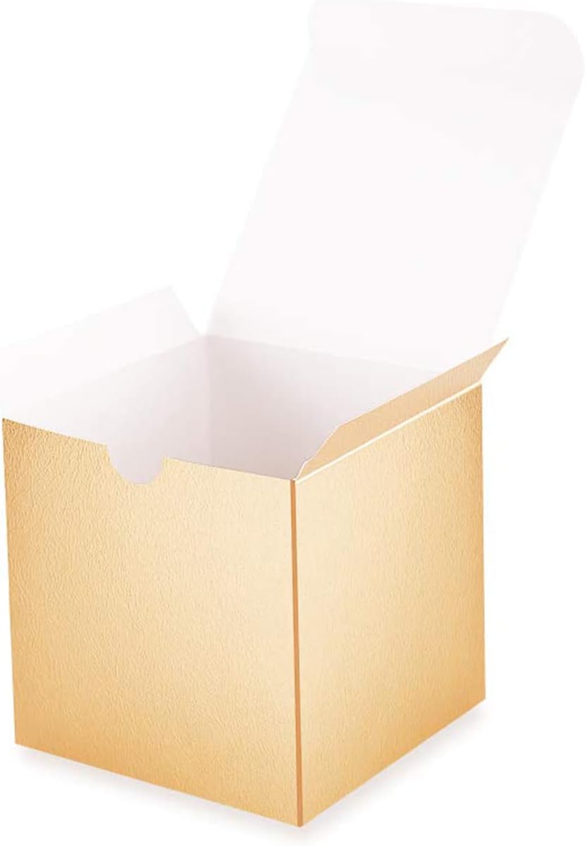 Amazon.com: MALICPLUS 50 Gift Boxes 4x4x4 Inches Christmas Gift Boxes ...