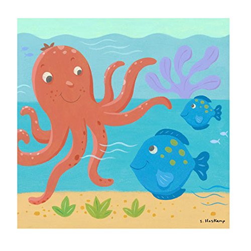 Amazon.com: Oopsy Daisy Octopus and Fish Artwork : Baby