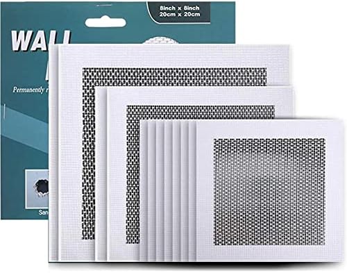 Ripeng 12 Pieces Aluminum Drywall Repair Patch 2/4/6/8 Inch Self ...