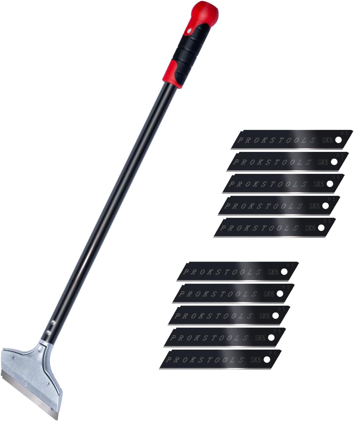 POWERTEC 24 Inch Heavy Duty Razor Scraper - 4" Wide Blade with Hammer ...