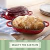 Enameled Cast Iron Bread Oven (Red), Non-Stick Single Loaf Dutch Oven ...