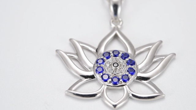 Watch SVODEA Open Lotus Flower Necklace for Women on Amazon Live