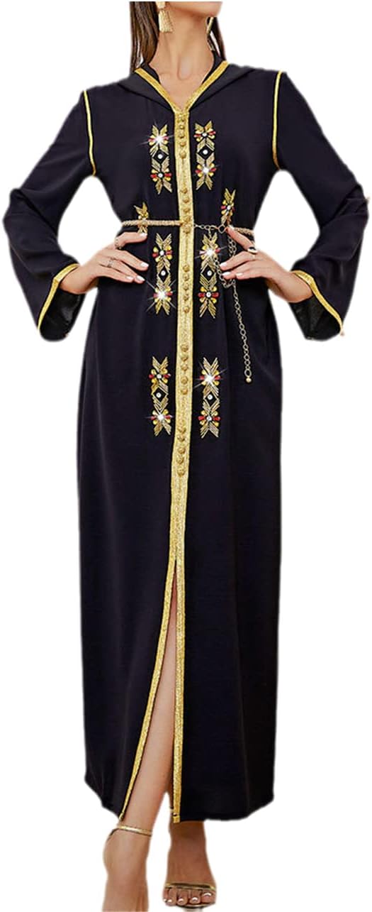 Women Moroccan Evening Party Arab Long Dress Muslim Dubai Sadi Gulf ...