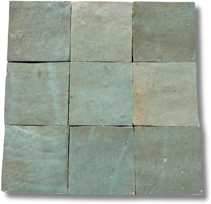 DYARI Authentic Moroccan Zellige Ceramic Tiles – 4x4 Inch – Handcrafted ...