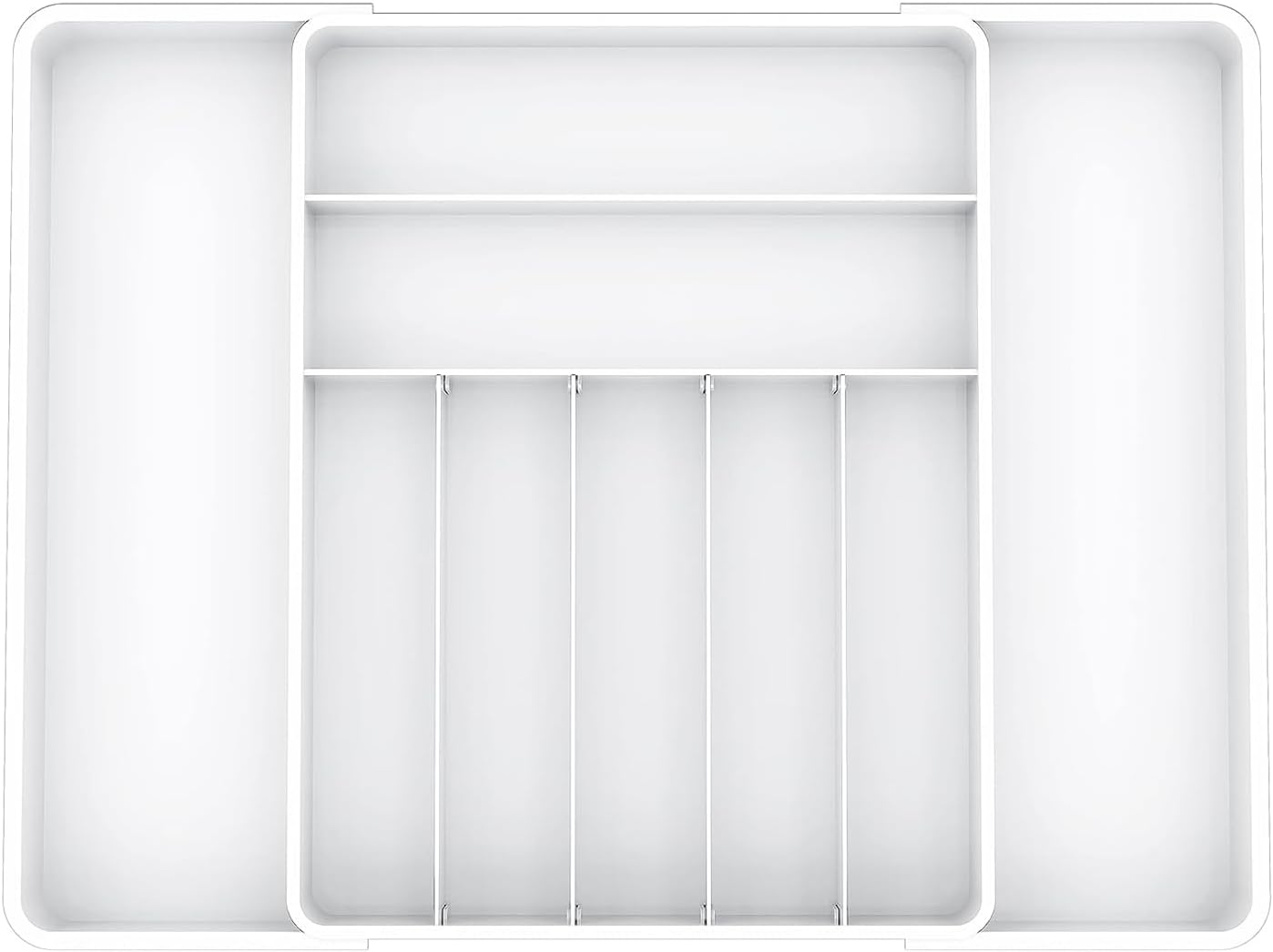 Amazon.com - Silverware Drawer Organizer Tray with Reinforced Base ...