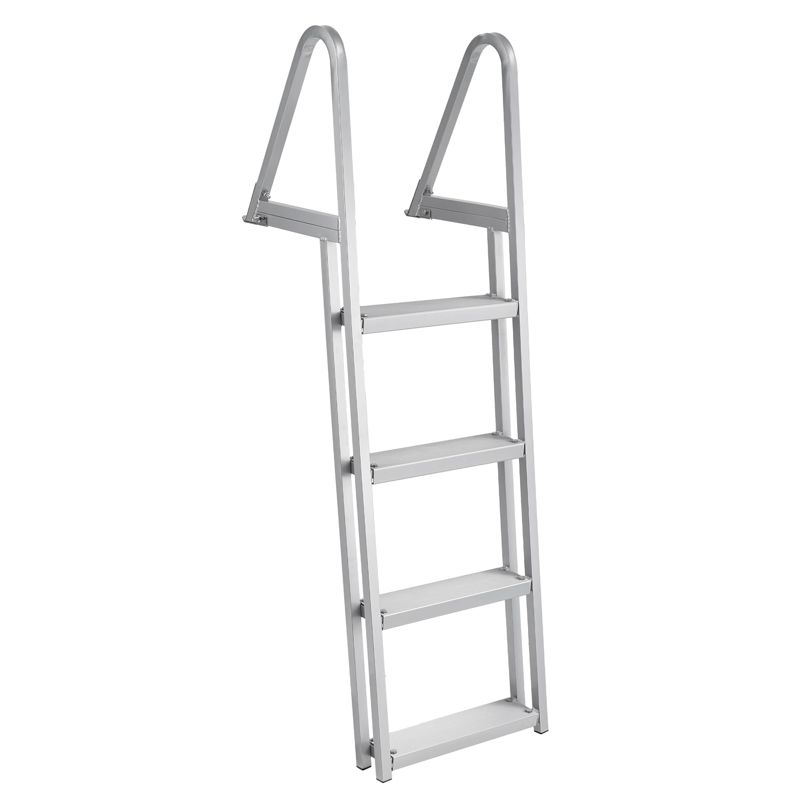 Snapklik.com : Removable Dock Ladder 3/4/5 Steps,Pontoon Boat Ladder