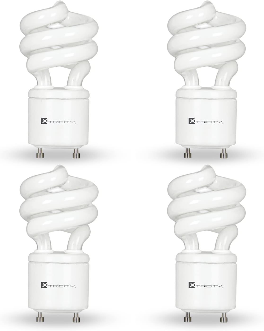 Compact Fluorescent Light Bulb T2 Spiral CFL, GU24 Base, 2700k Soft ...