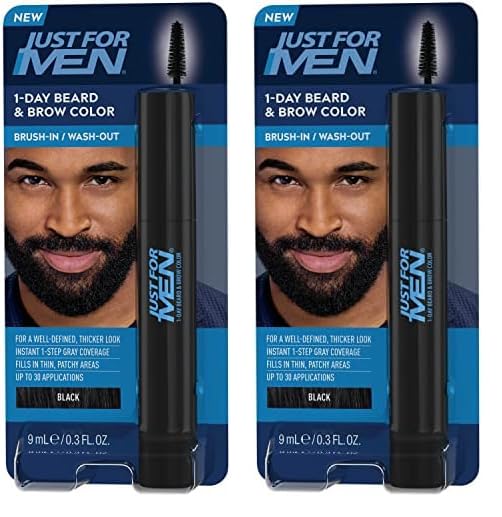Amazon.com : Just for Men 1-Day Beard & Brow Color, Temporary Color for ...