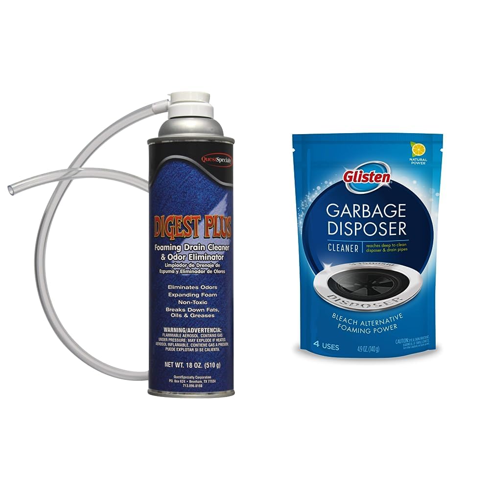 Amazon.com: Quest Specialty DIGEST PLUS Foaming Drain Cleaner and Odor ...
