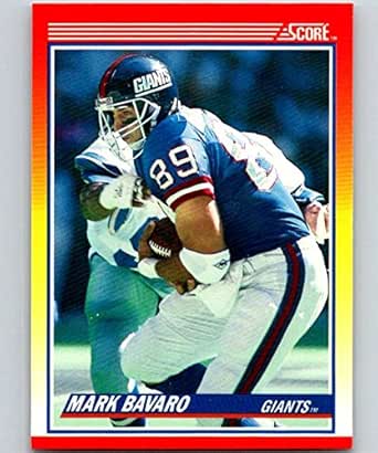 Amazon.com: 1990 Score Football #260 Mark Bavaro New York Giants ...