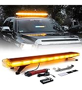 Amazon.com: Xprite Amber Yellow 36 LED Rooftop Emergency Strobe Lights ...