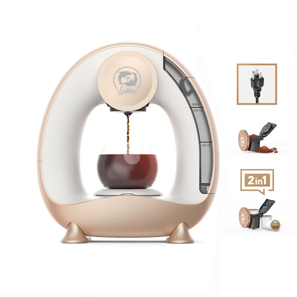 Amazon.com: i Cafilas Quite Single Serve Coffee Maker, Stylish MINI Q 2 ...