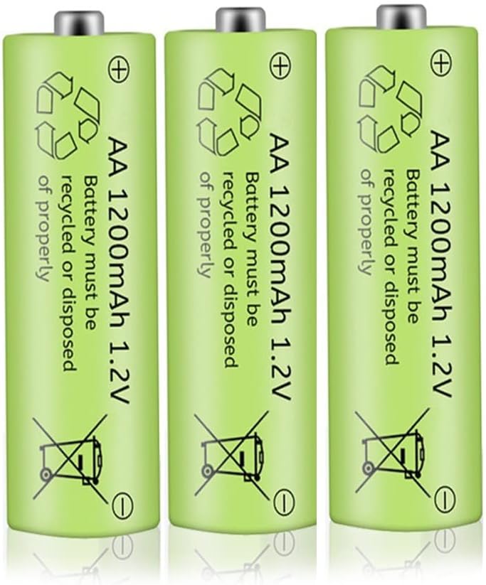 Amazon.com: Cotchear 1200mAh AA Rechargeable Battery, 1.2V AA ...