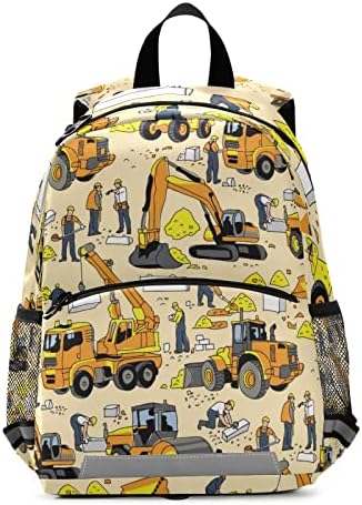 Amazon.com | OMFUNS Excavator Truck Kids Backpack for Boys Girls Cool ...