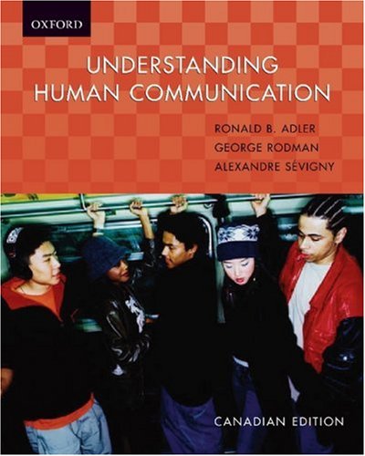Understanding Human Communication: Canadian Edition: Adler, Ronald B ...