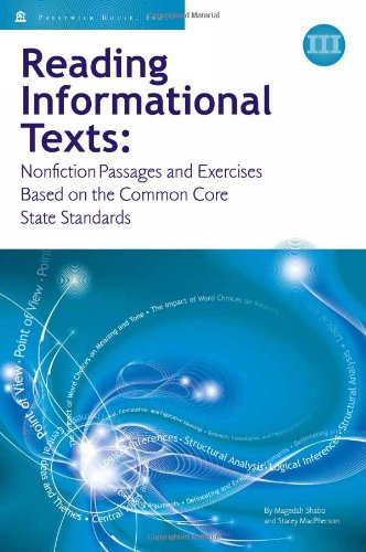 Amazon.com: Reading Informational Texts - Book III: 9781935468479 ...
