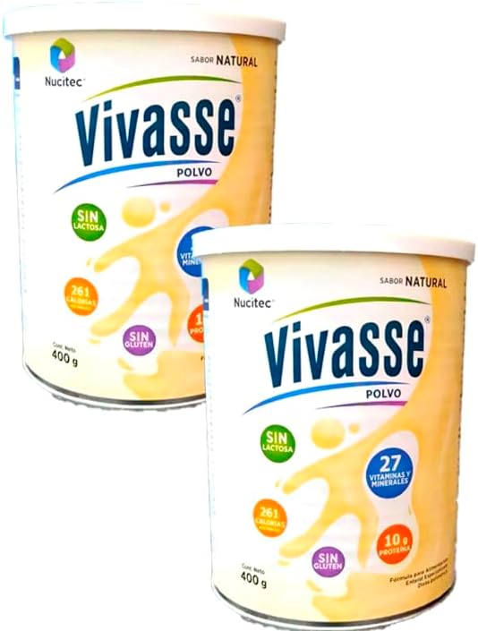 Vivasse Natural Fórmula polimérica, para todas las edades. Lata 400gr ...